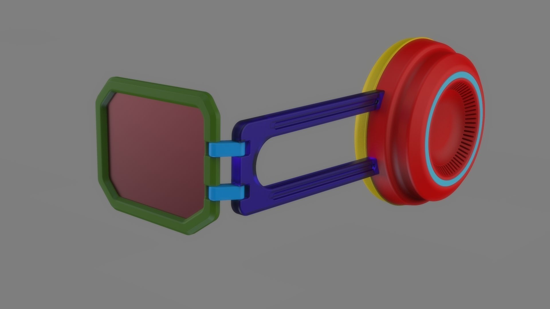 Sci fi and military monocle glasses goggles 3D model | CGTrader