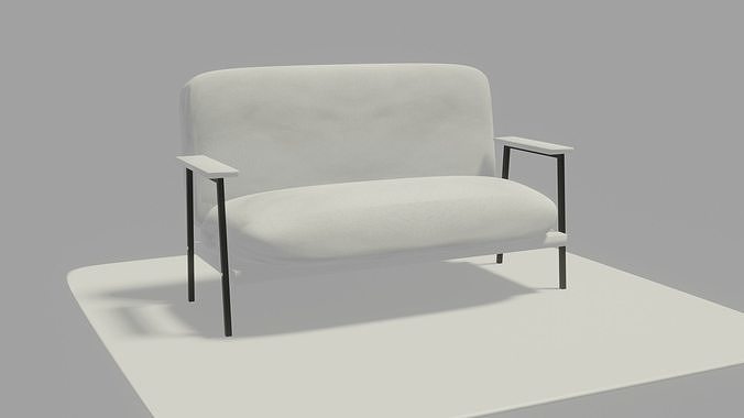 Simple sofa free 3D model | CGTrader