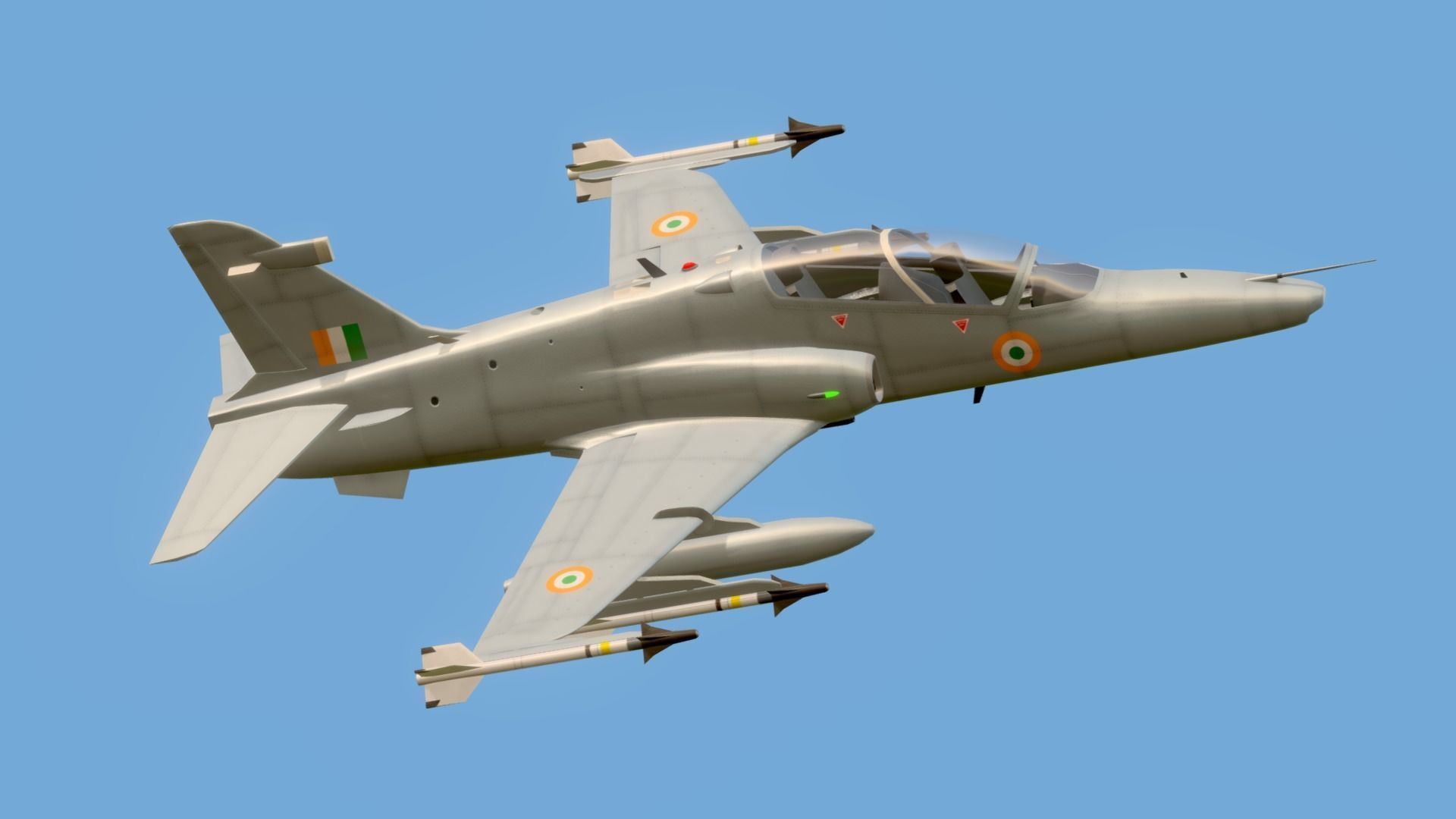 3D model BAE HAWK 132 Indian Air Force VR / AR / low-poly | CGTrader