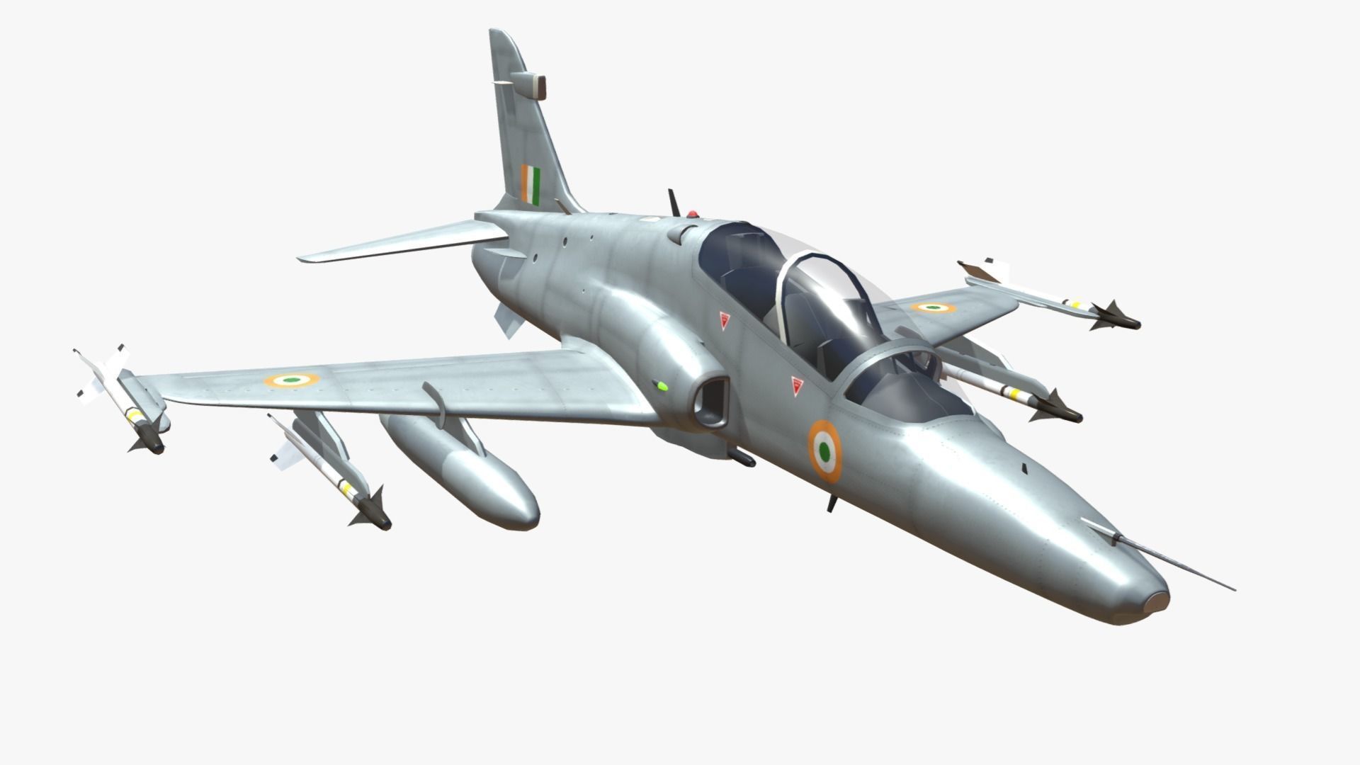 3D model BAE HAWK 132 Indian Air Force VR / AR / low-poly | CGTrader