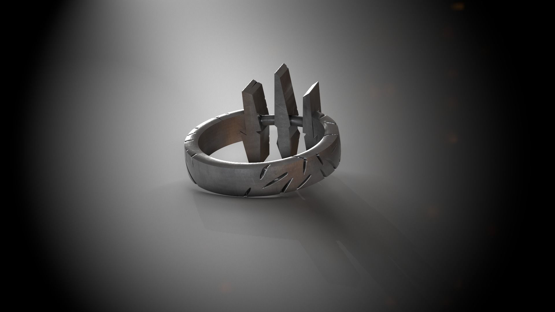 The Witcher Ring 3D model 3D printable | CGTrader