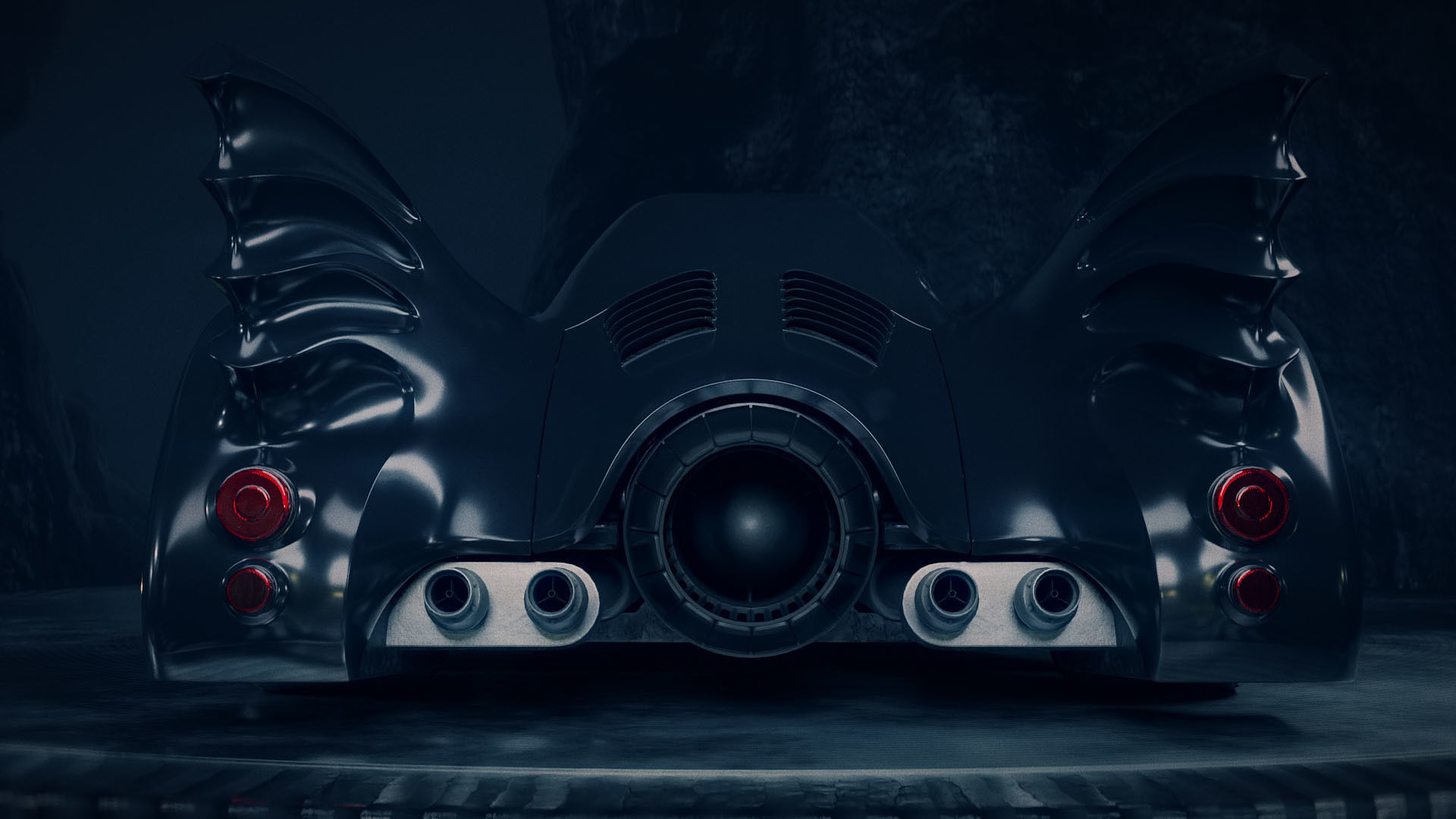 3D model 1989 Batmobile VR / AR / low-poly | CGTrader