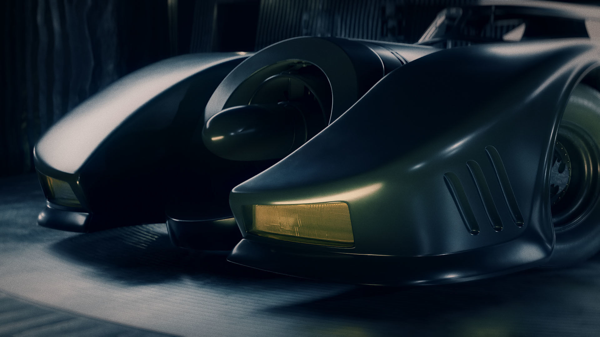3D model 1989 Batmobile VR / AR / low-poly | CGTrader