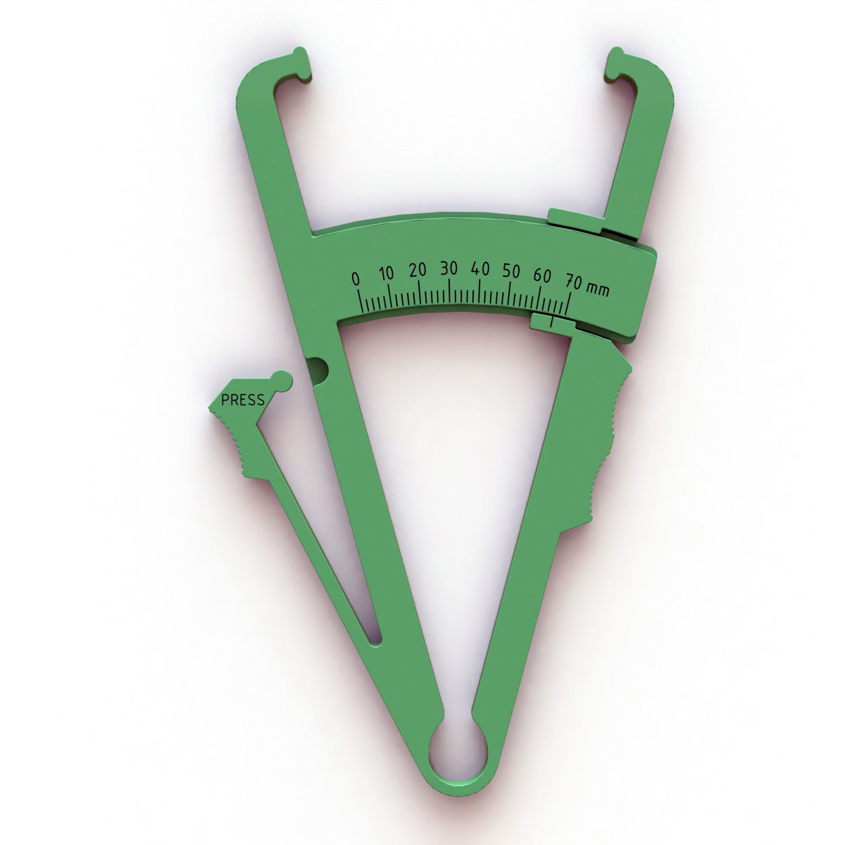 Skinfold Caliper 3D model 3D printable | CGTrader