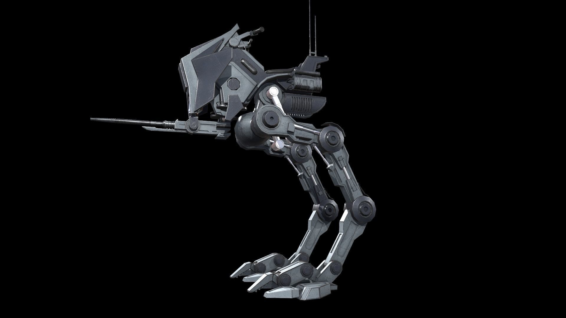 3D model Sci fi Starwars Walker VR / AR / low-poly | CGTrader