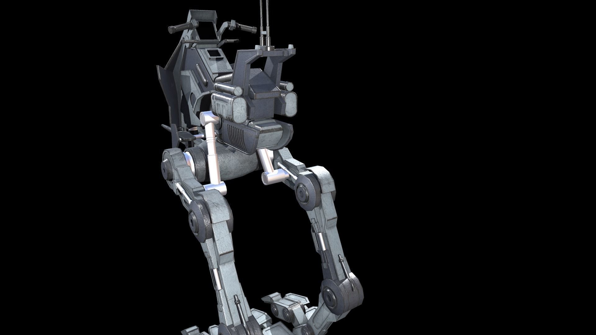 3D model Sci fi Starwars Walker VR / AR / low-poly | CGTrader