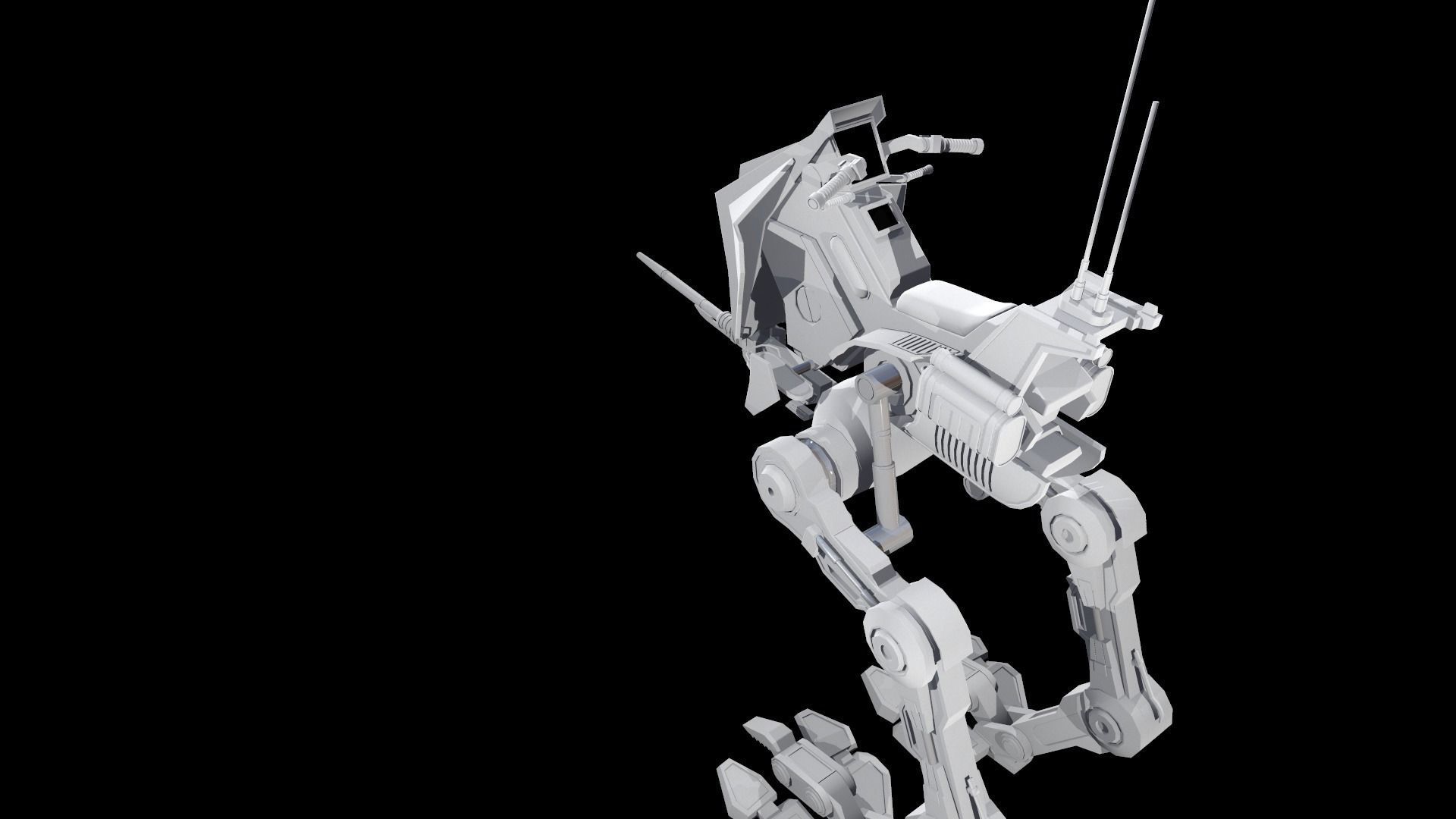 3D model Sci fi Starwars Walker VR / AR / low-poly | CGTrader