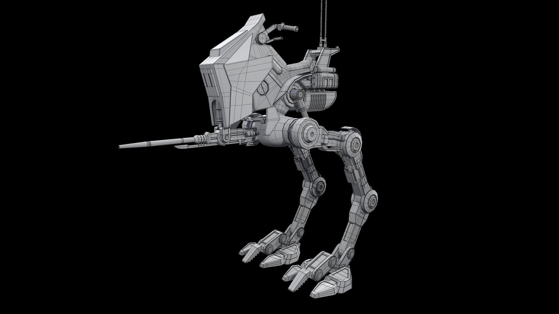 3D model Sci fi Starwars Walker VR / AR / low-poly | CGTrader