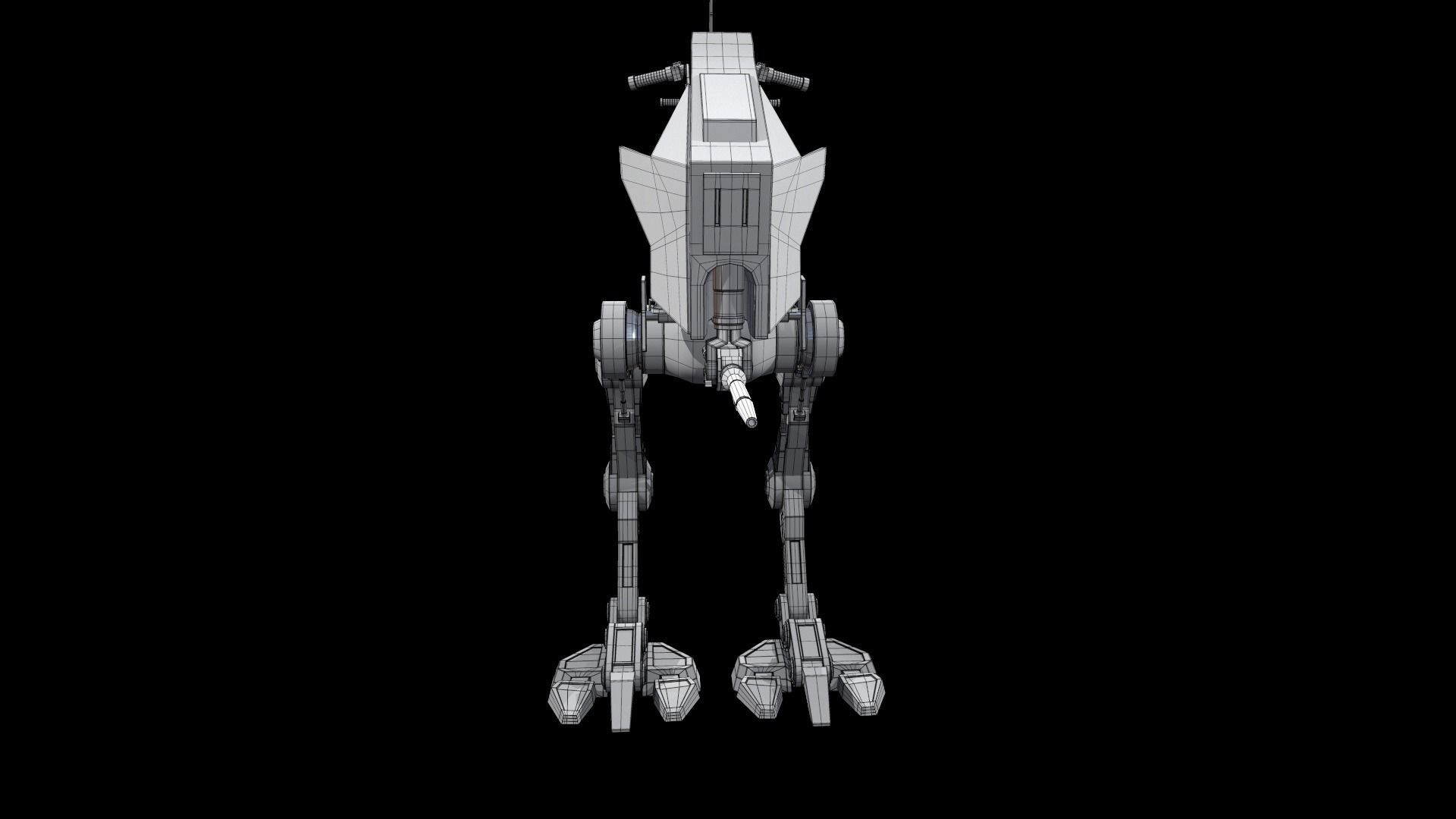 3D model Sci fi Starwars Walker VR / AR / low-poly | CGTrader