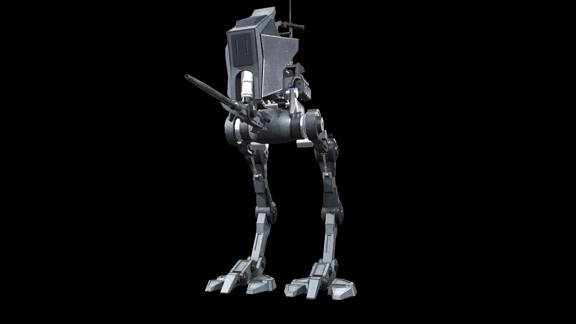 3D model Sci fi Starwars Walker VR / AR / low-poly | CGTrader