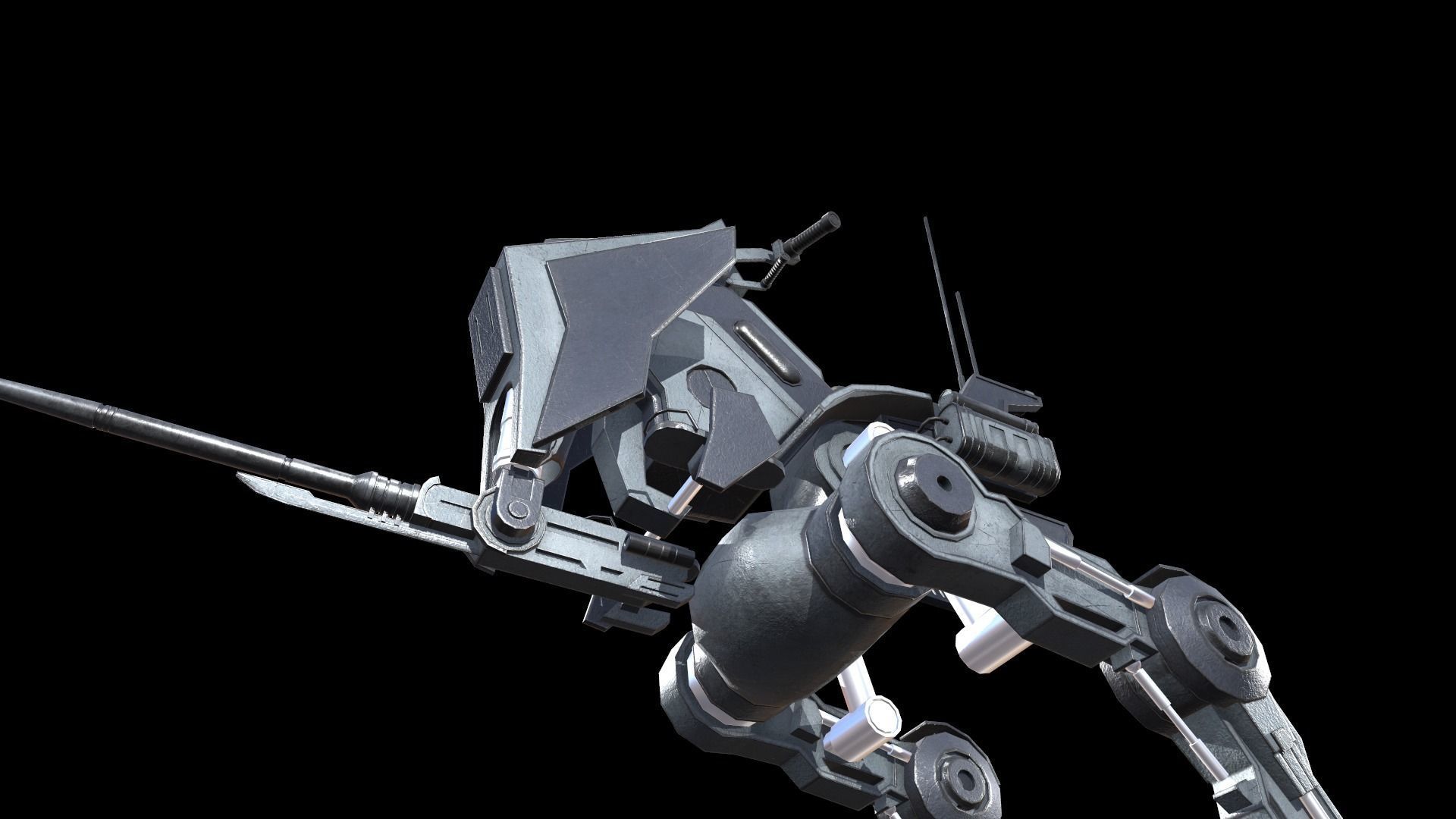 3D model Sci fi Starwars Walker VR / AR / low-poly | CGTrader