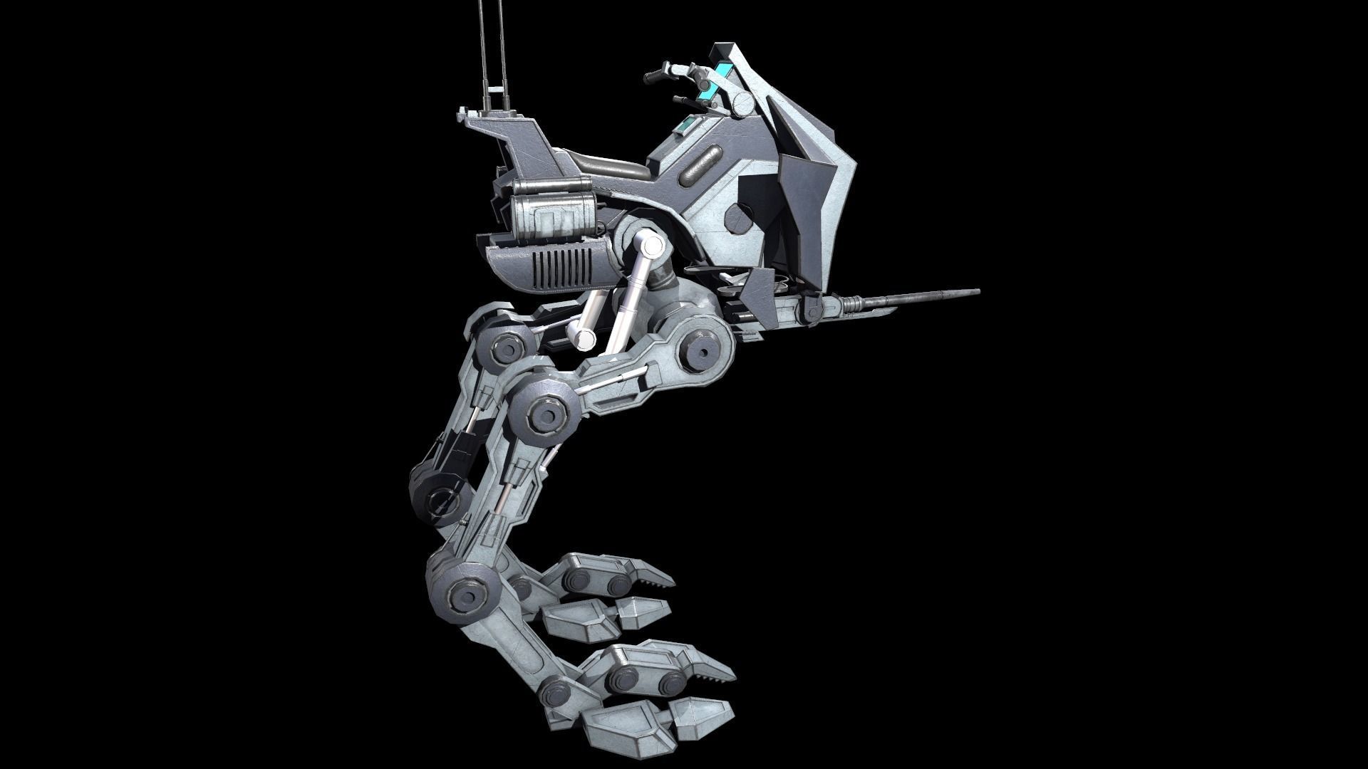 3D model Sci fi Starwars Walker VR / AR / low-poly | CGTrader