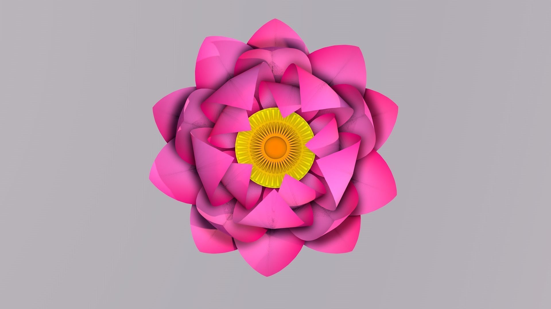 Lotus Flower 3D Model 3D model animated | CGTrader