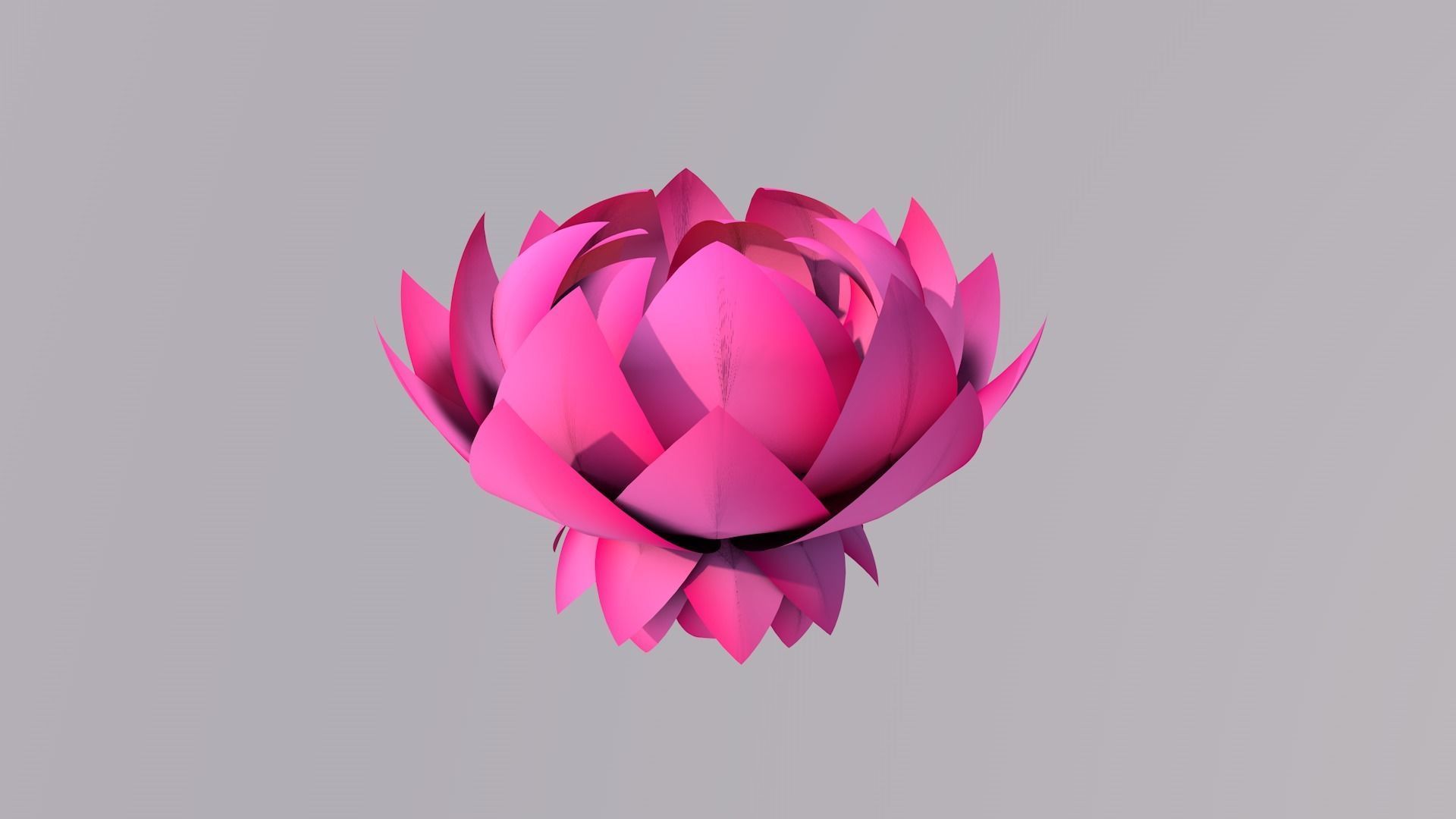 Lotus Flower 3D Model 3D model animated | CGTrader