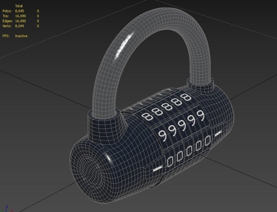 3D model Padlock M3 VR / AR / low-poly | CGTrader