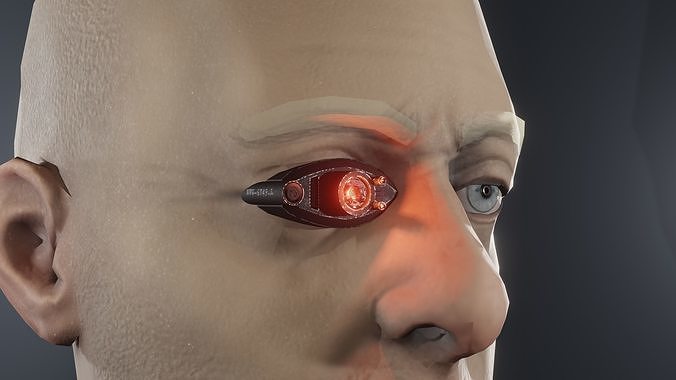 3D model Prosthetic eye 3 VR / AR / low-poly | CGTrader