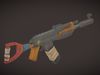 3D model Rust assault rifle I Ak 47 VR / AR / low-poly | CGTrader