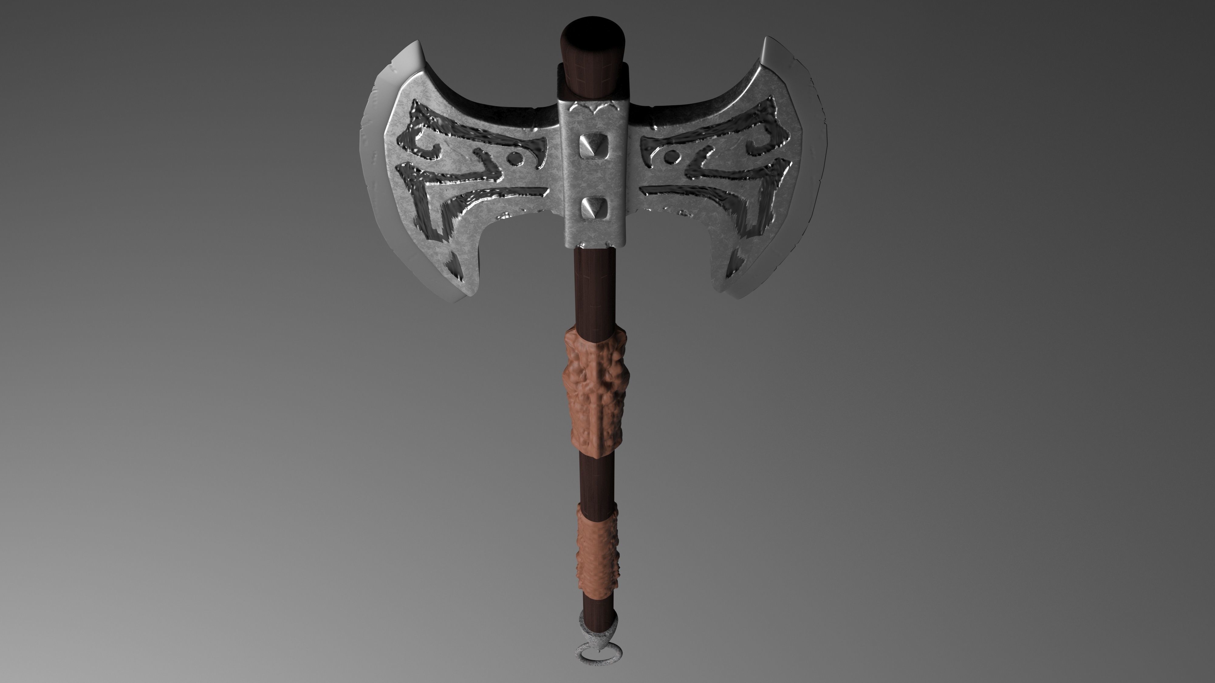 An ax model made in Zbrush 3D model | CGTrader