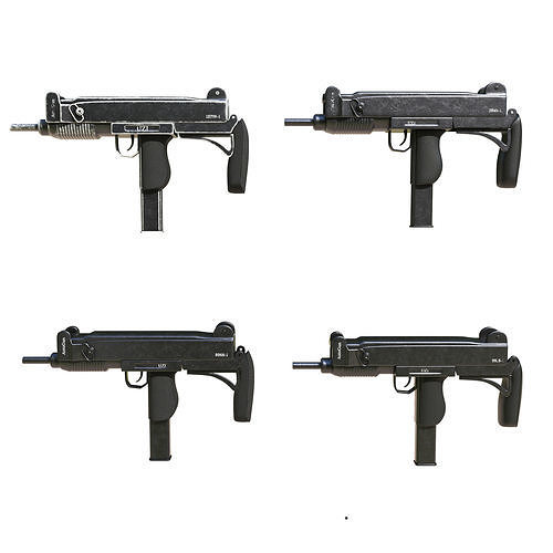 uzi 1 gun 3D model | CGTrader