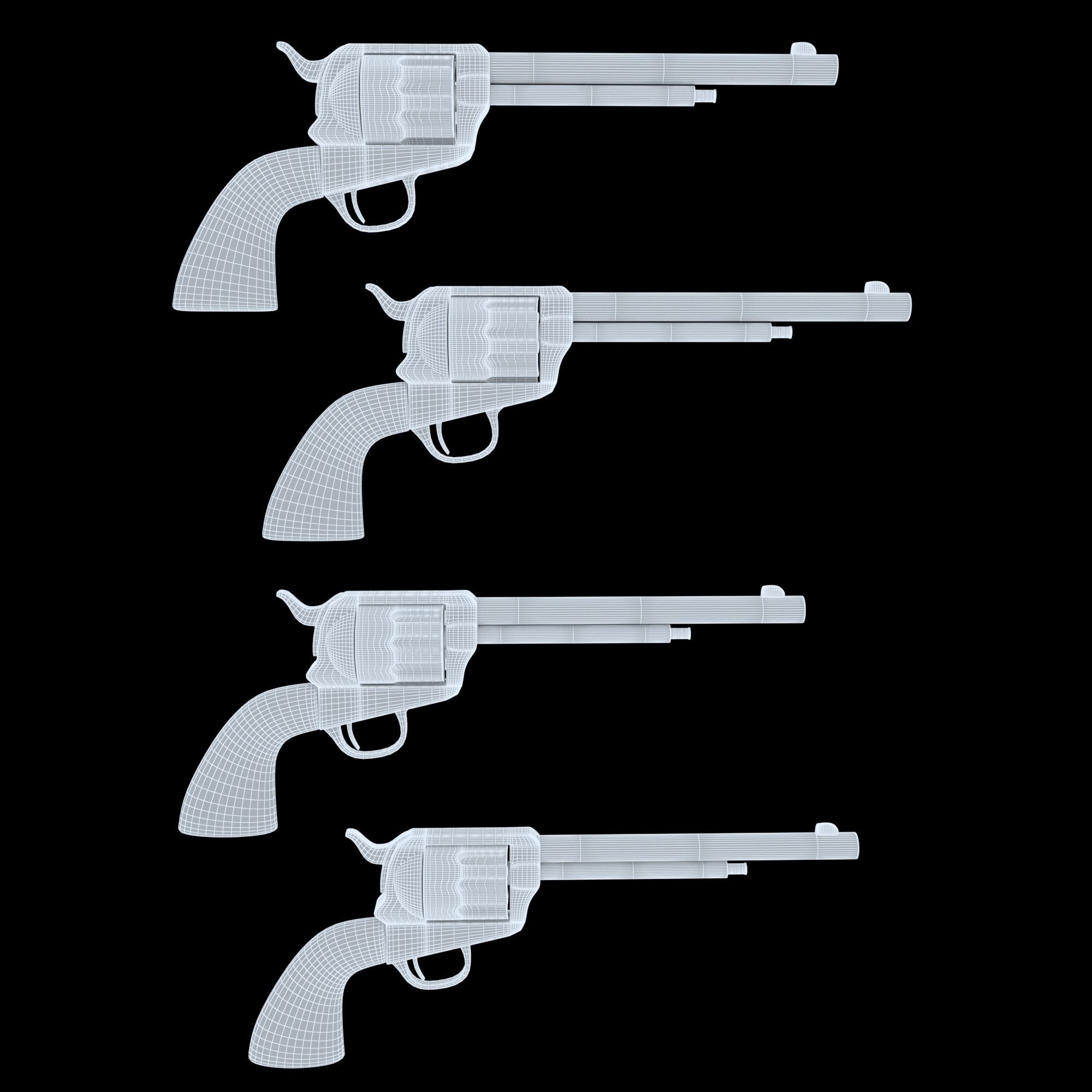 revolver 3D model | CGTrader