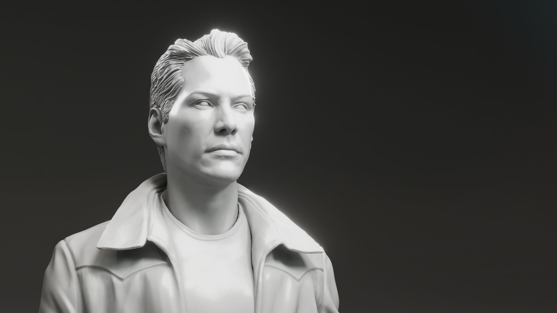 Keanu Reeves - Neo - The Matrix 3D model 3D printable | CGTrader