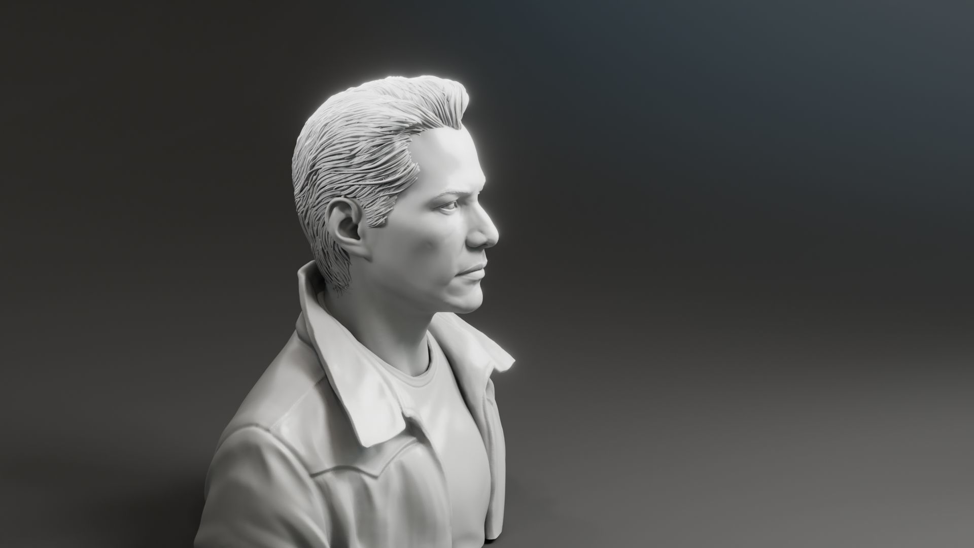 Keanu Reeves - Neo - The Matrix 3D model 3D printable | CGTrader