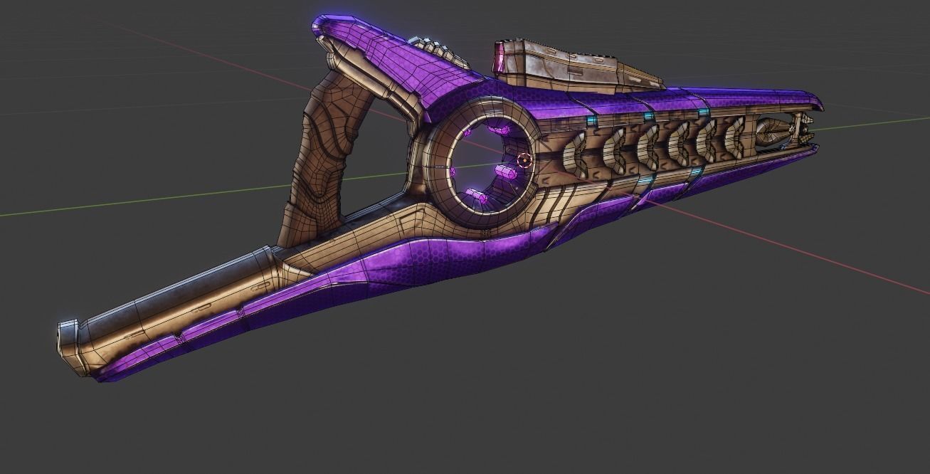 3D model Halo Beam Rifle VR / AR / low-poly | CGTrader