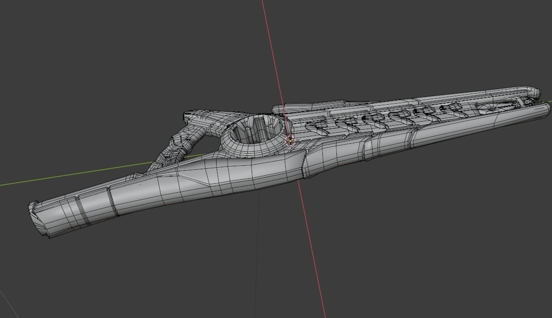 3D model Halo Beam Rifle VR / AR / low-poly | CGTrader