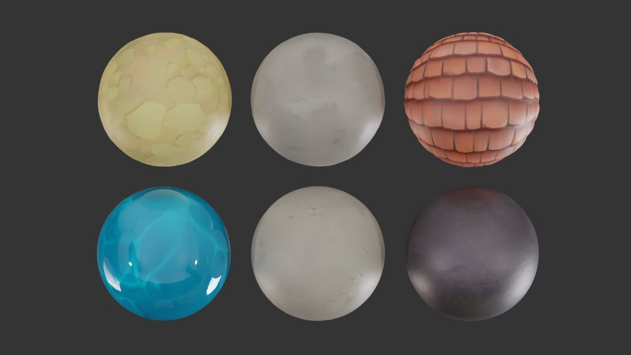 Texture Basic Stylized Environment Texture Pack VR / AR / low-poly ...