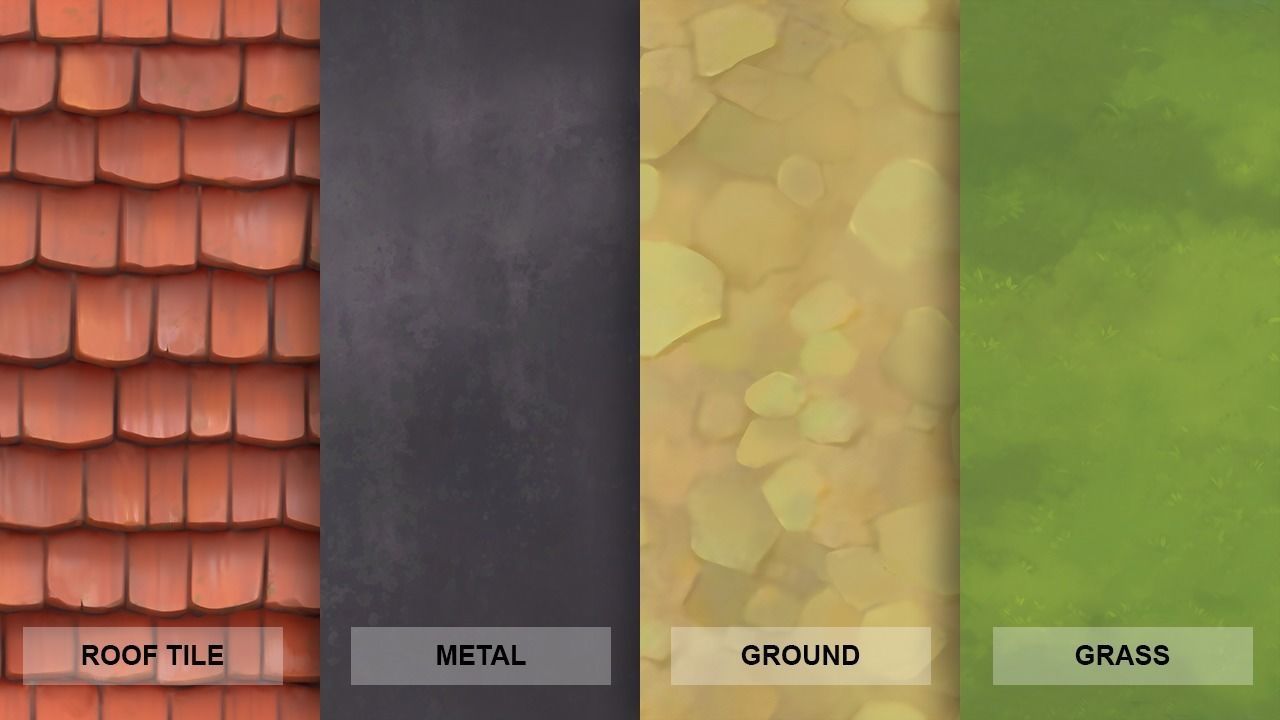 Texture Basic Stylized Environment Texture Pack VR / AR / low-poly ...