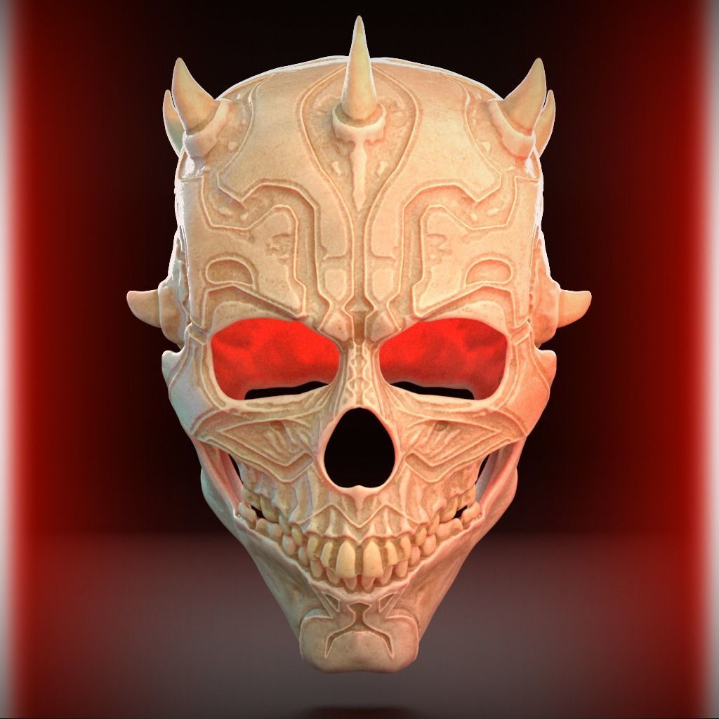 Darth Maul Star Wars Skull 3D Model Stl File for 3D Printing 3D model ...