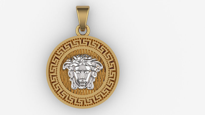 Greek Versace Pendant 3D model 3D printable | CGTrader