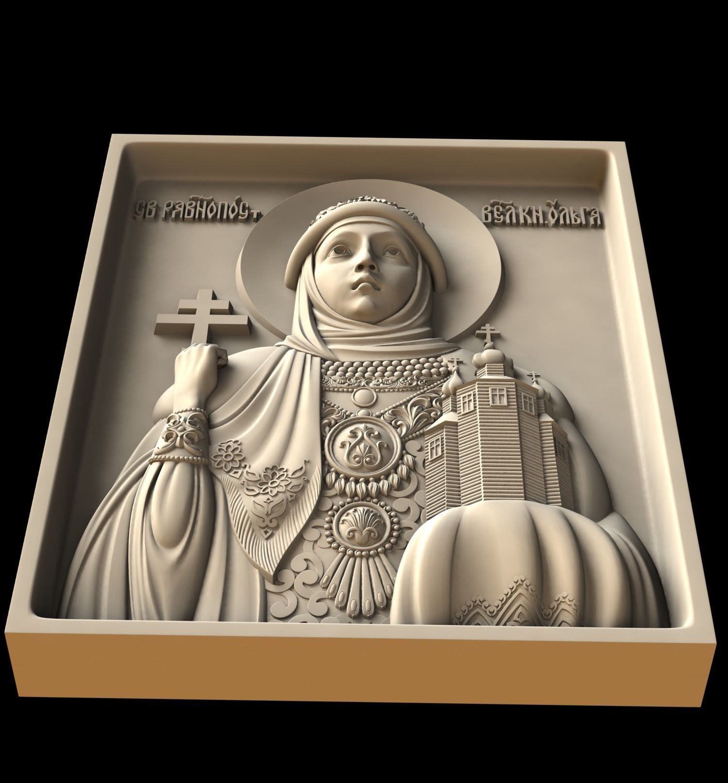 icon of the olga 3D model | CGTrader