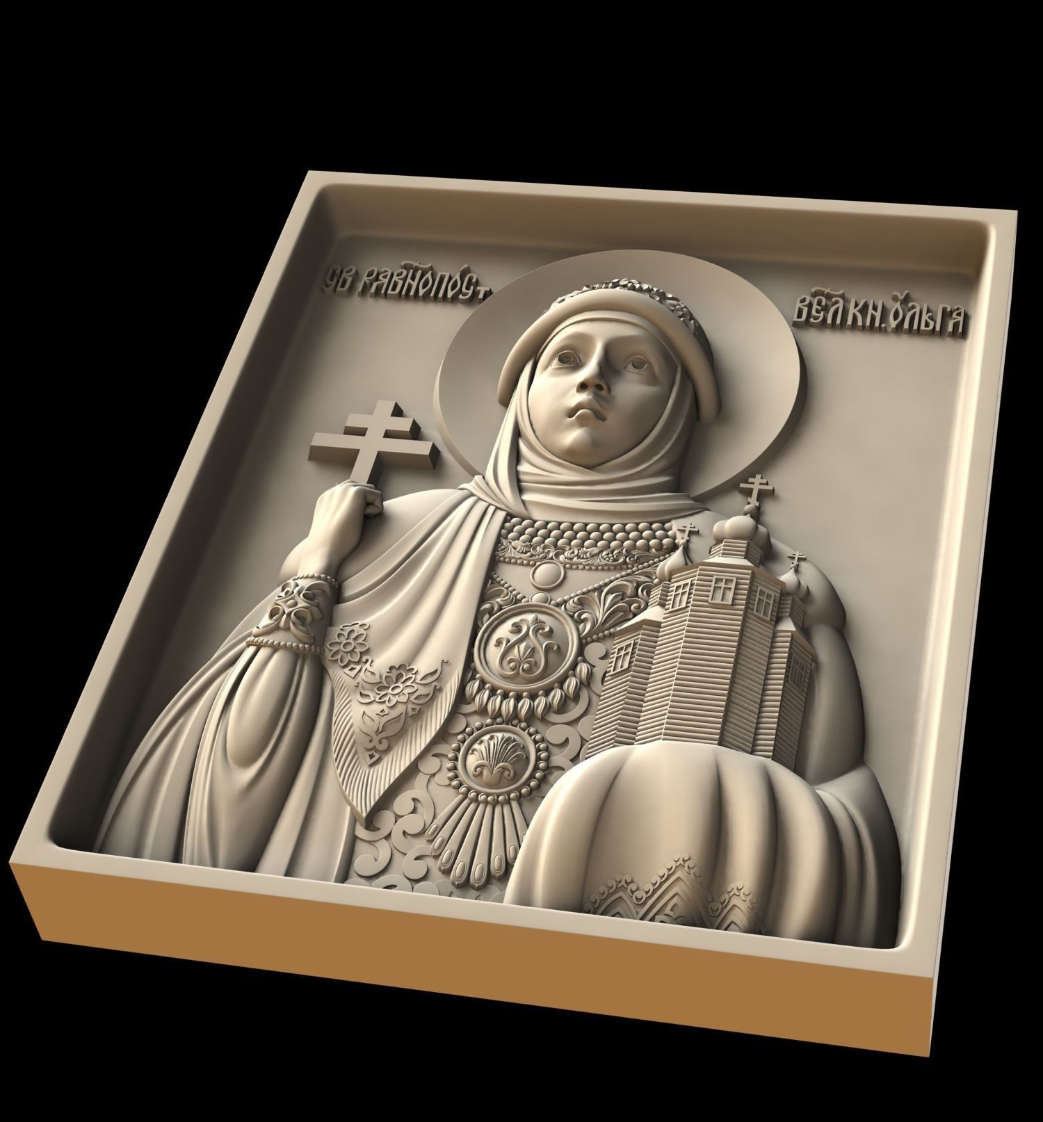 icon of the olga 3D model | CGTrader