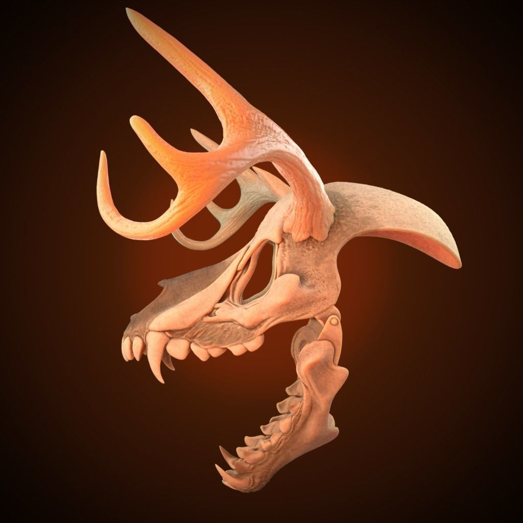 Vendigo Skull scary horror mask 3d model stl Halloween 3D model 3D ...