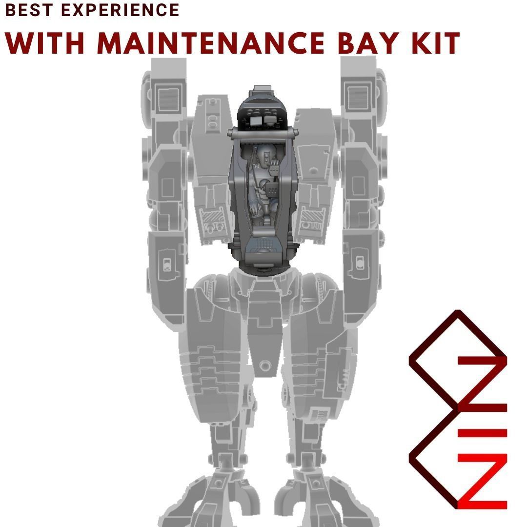 104-Type Open Cockpit Kit 3D model 3D printable | CGTrader