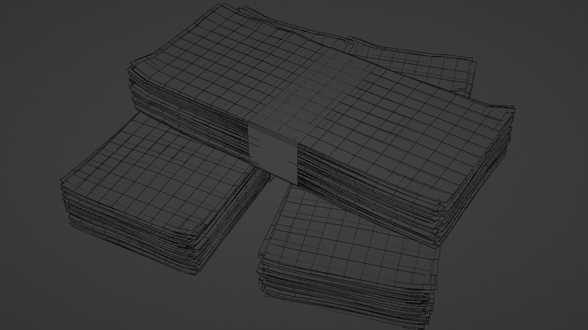 American Dollar Bill Stack 3D model | CGTrader