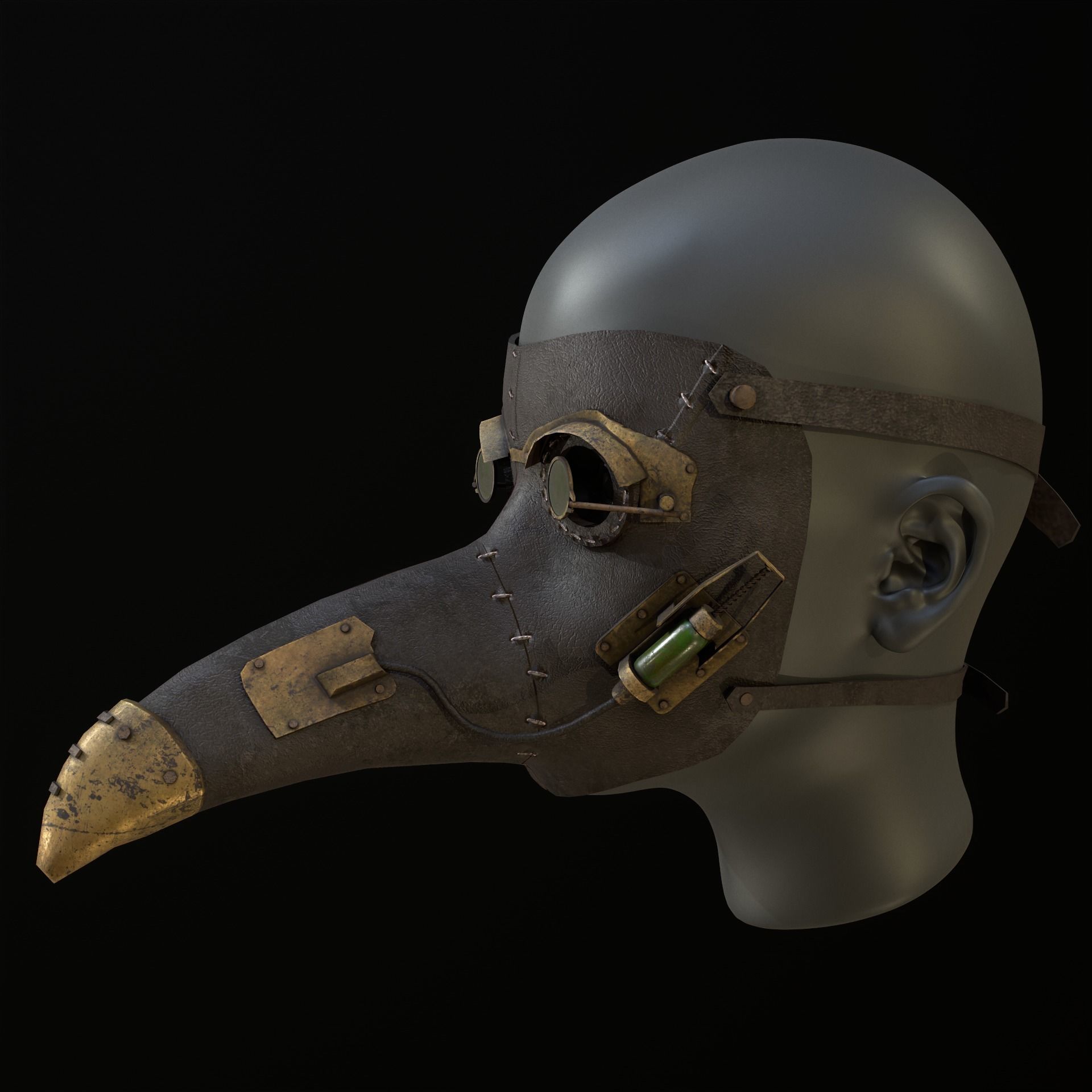 Plague Doctor Mask 3D model | CGTrader