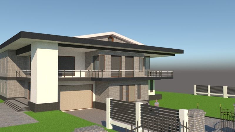 Mega Luxury mansion 3D model 3D printable | CGTrader