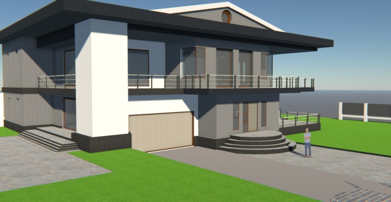 Mega Luxury mansion 3D model 3D printable | CGTrader