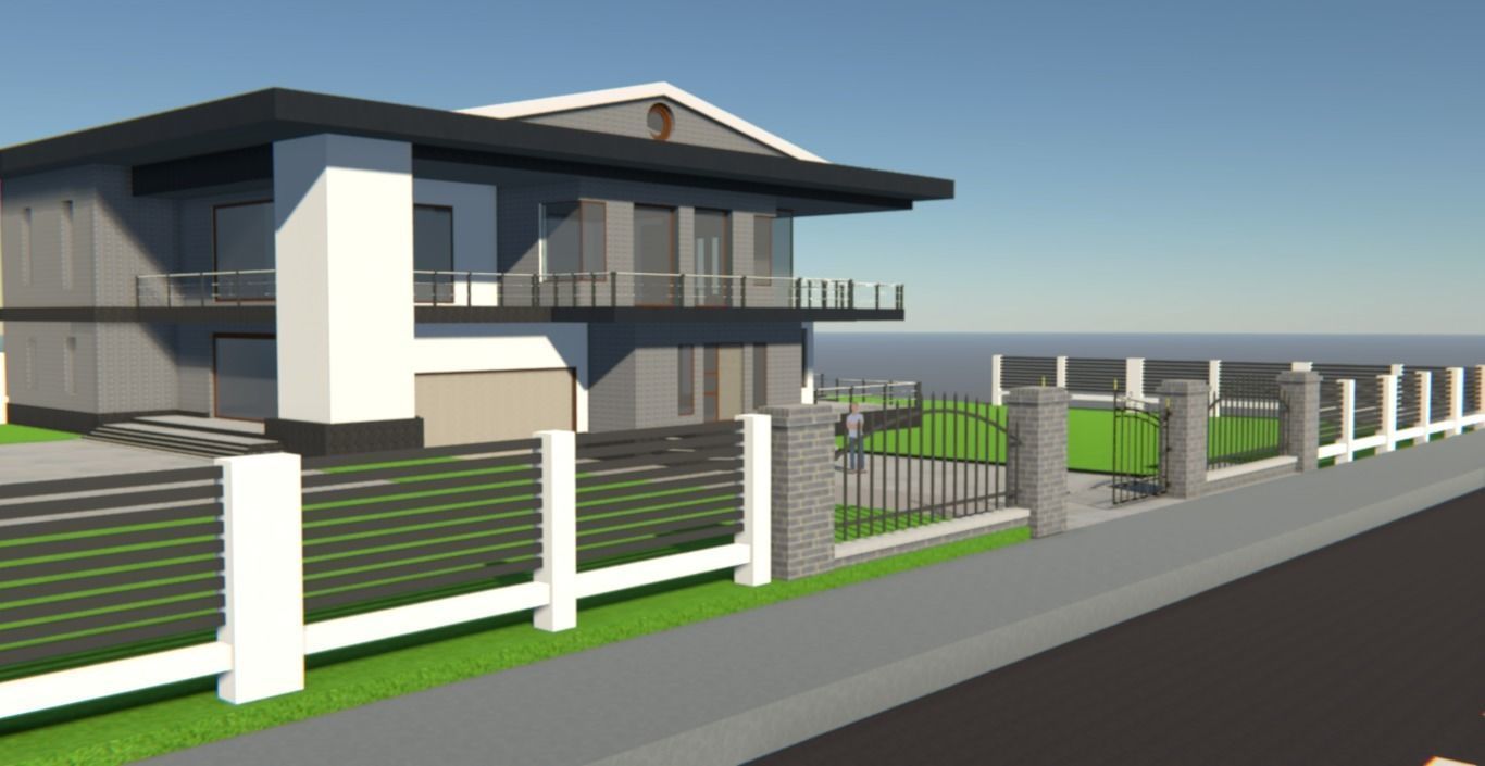 Mega Luxury mansion 3D model 3D printable | CGTrader