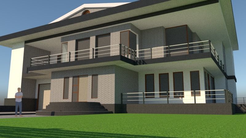 Mega Luxury mansion 3D model 3D printable | CGTrader