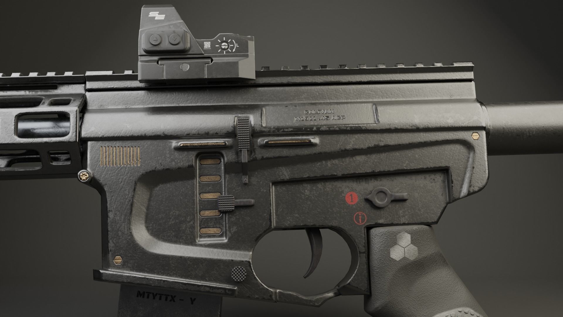 3D model RIFLE ag VR / AR / low-poly | CGTrader