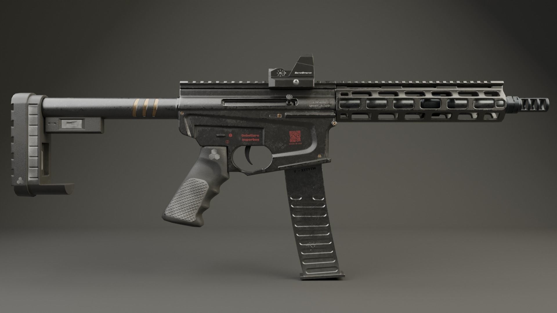 3D model RIFLE ag VR / AR / low-poly | CGTrader