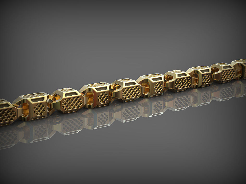 Chain link 223 3D model 3D printable | CGTrader