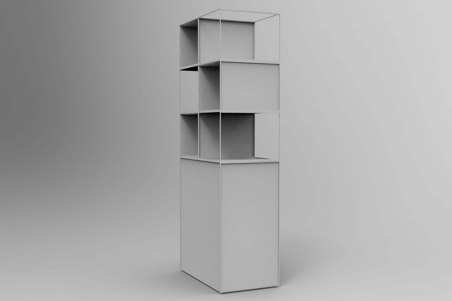 3D model Open Shelves Storage VR / AR / low-poly | CGTrader