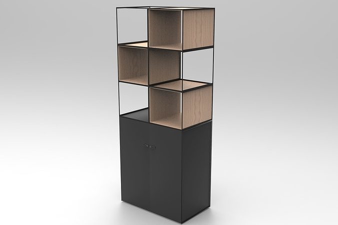 3D model Open Shelves Storage VR / AR / low-poly | CGTrader