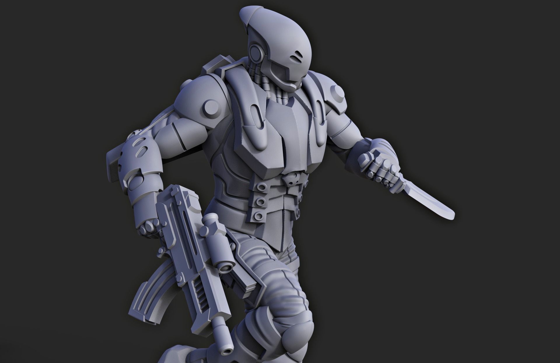 Jetpack soldier miniature - 3D printing 3D model 3D printable | CGTrader