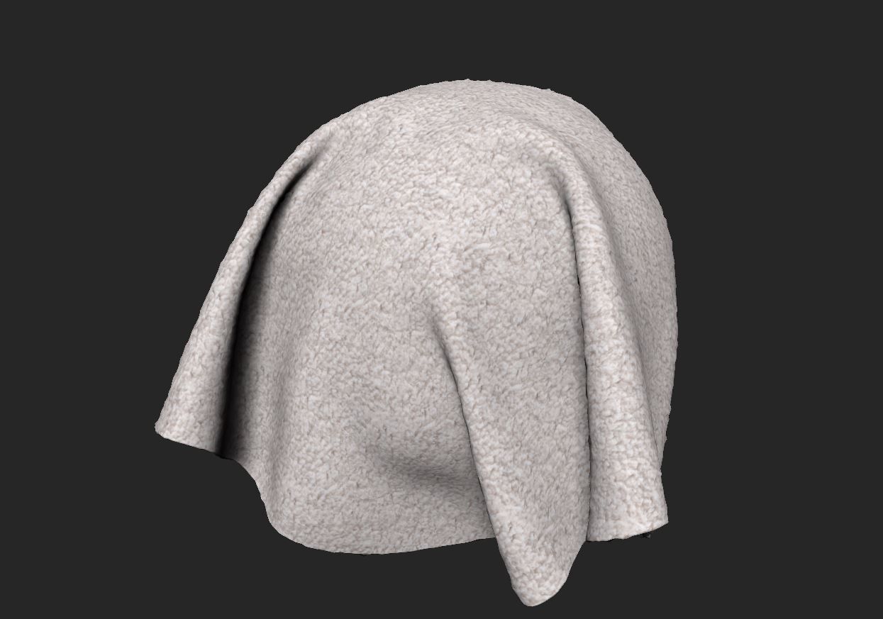 Sherpa Fabric Material Texture | CGTrader