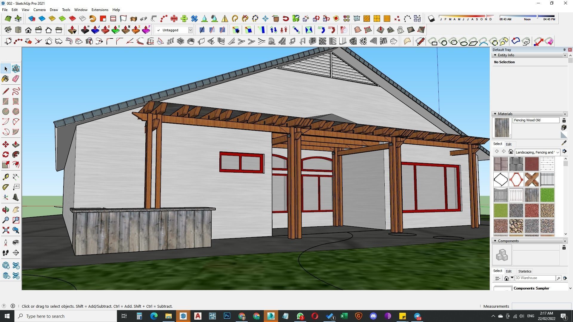 exterior home architecture building backyard 3D model | CGTrader